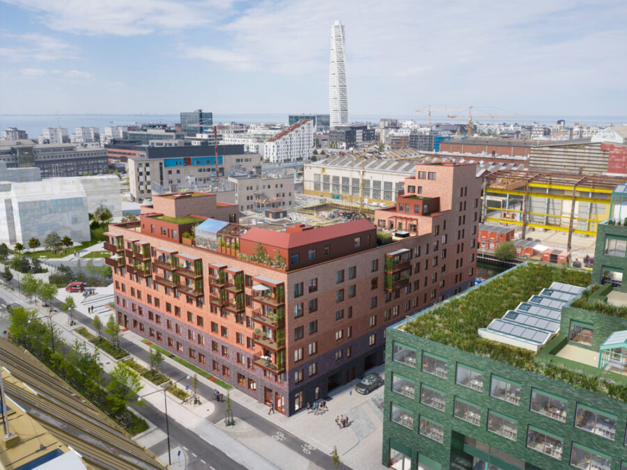 Nyproduktion Malmö Skåne - Veidekke Neptuni Brygga